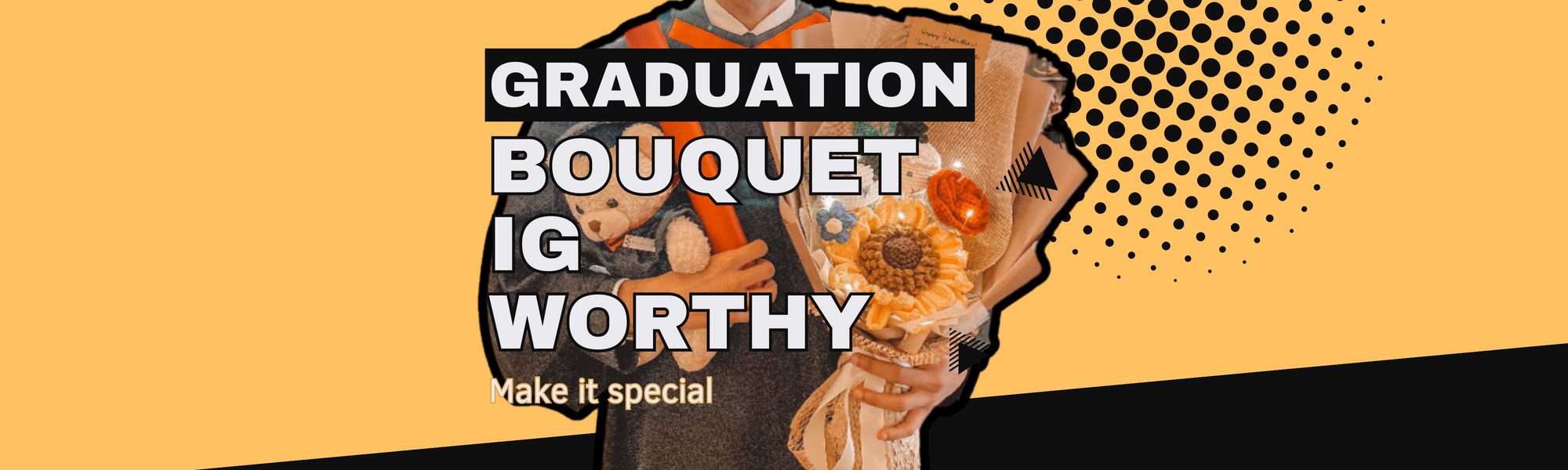 Buy Beautiful Crochet Flower Bouquets in Singapore | CrochetSG.com