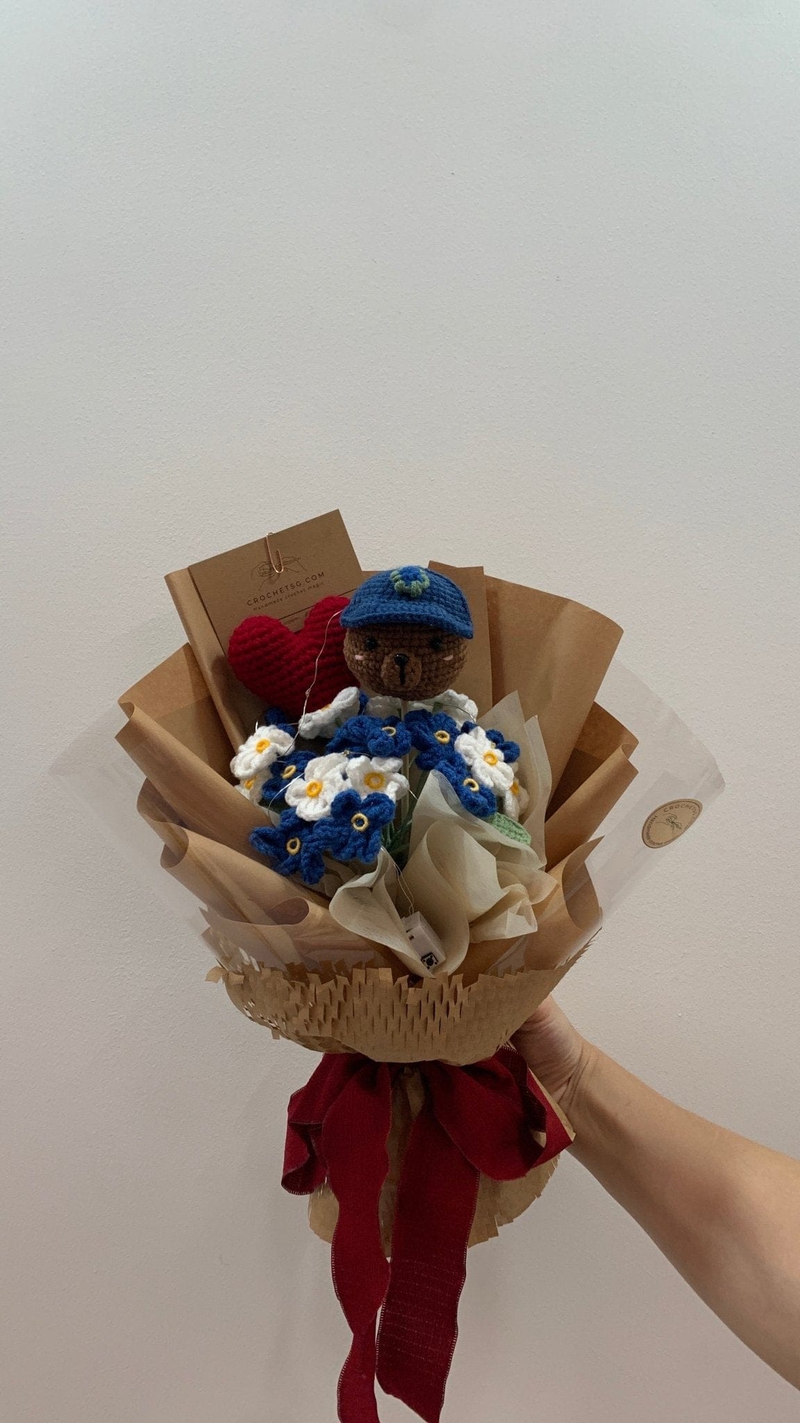 Mata-Mata Crochet Flower Bouquet for SPF POP – CrochetSG.com