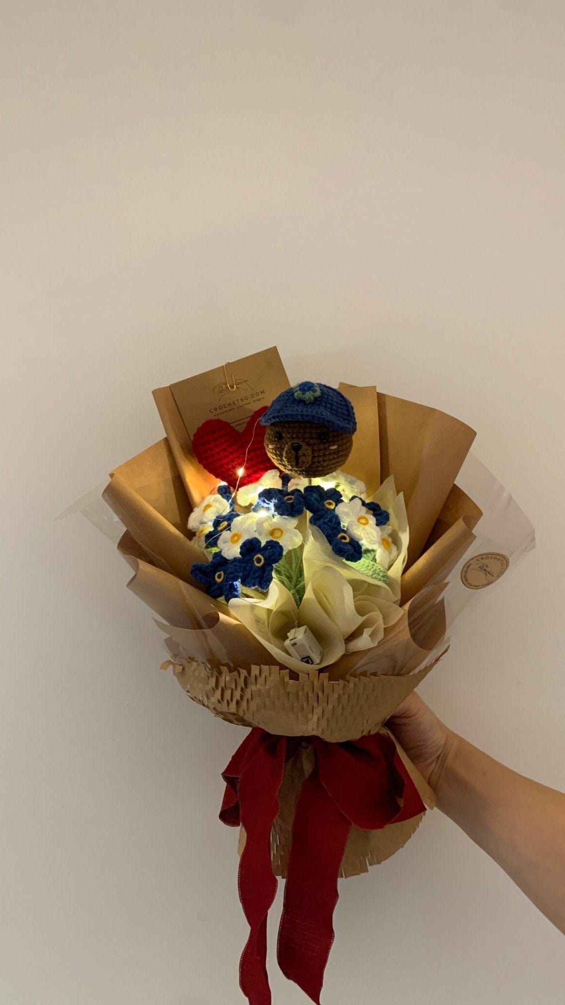 Mata-Mata Crochet Flower Bouquet for SPF POP – CrochetSG.com